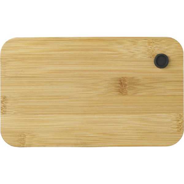 Personalized PLA Bento Box with FSC Bamboo Lid